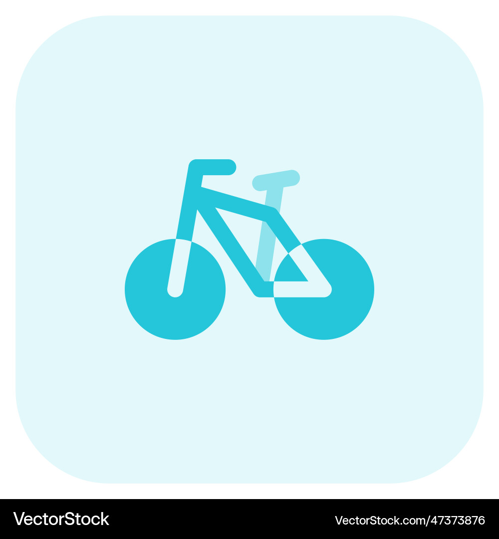 Hybrid bike a comfortable and versatile bicycle Vector Image