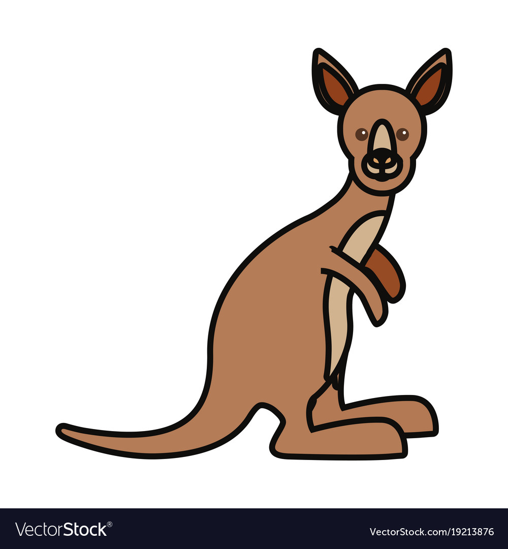 Kangaroo Royalty Free Vector Image - VectorStock