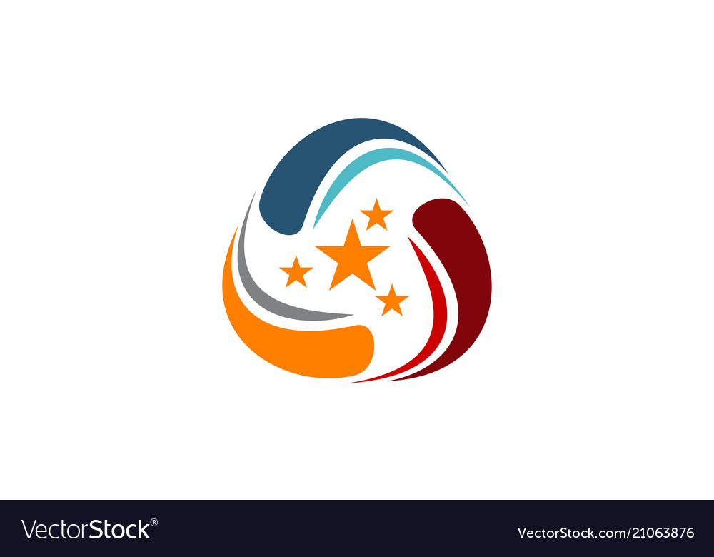 Success solution logo design template Royalty Free Vector