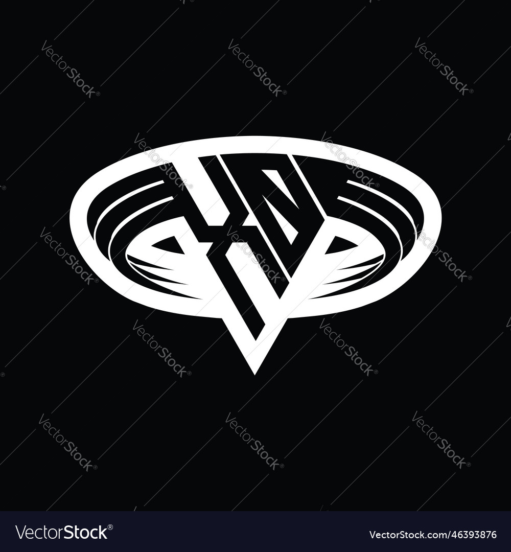 Xo logo monogram with triangle shape slice Vector Image
