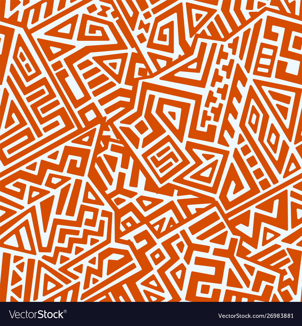 Creative geometric seamless pattern Royalty Free Vector