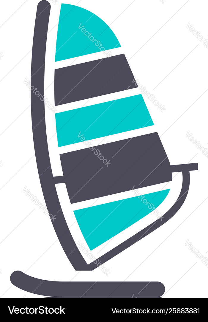 New gray turquoise icon on a white background Vector Image
