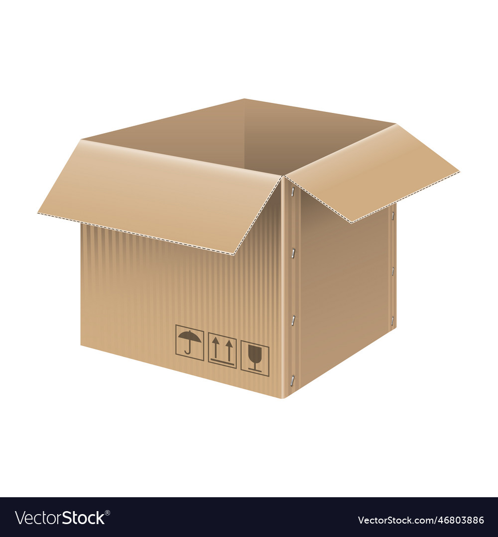 Box-01 Royalty Free Vector Image - VectorStock