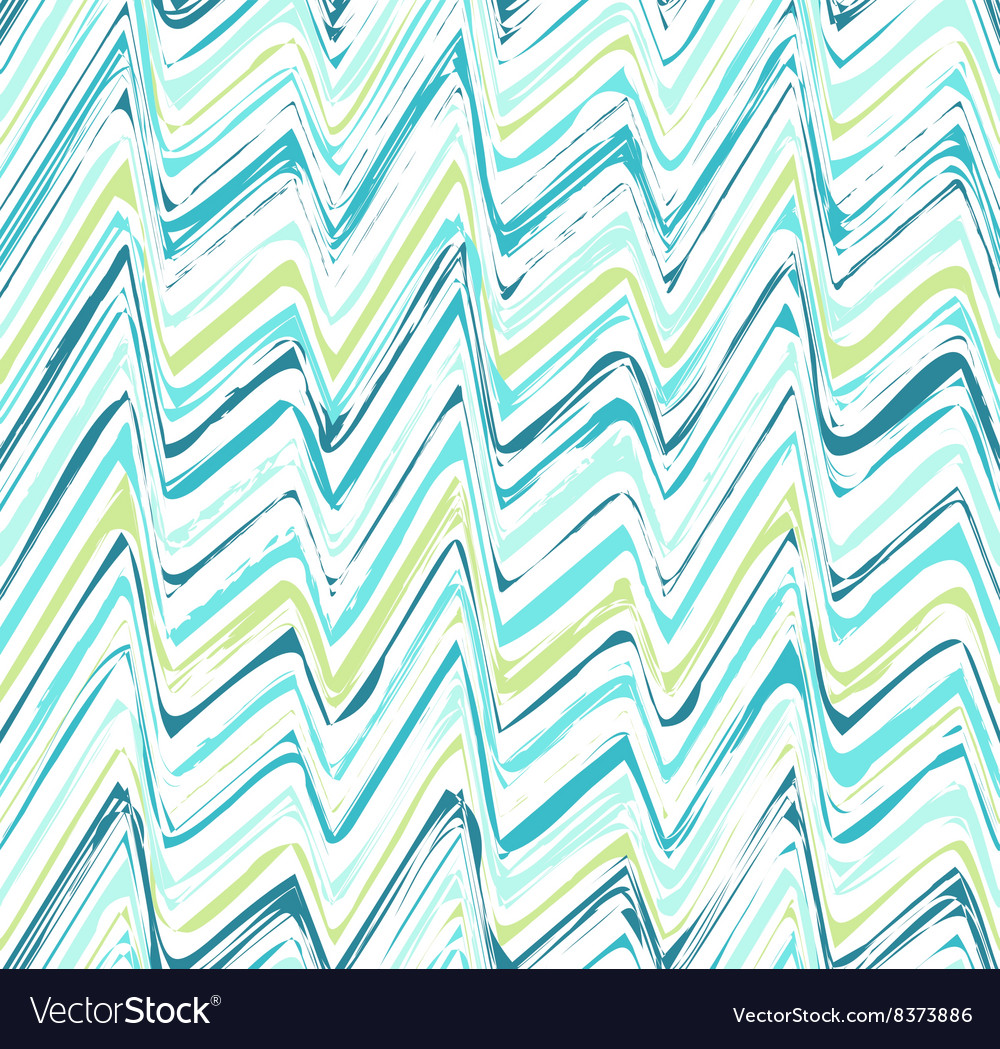 Colorful stripes seamless zigzag pattern Vector Image