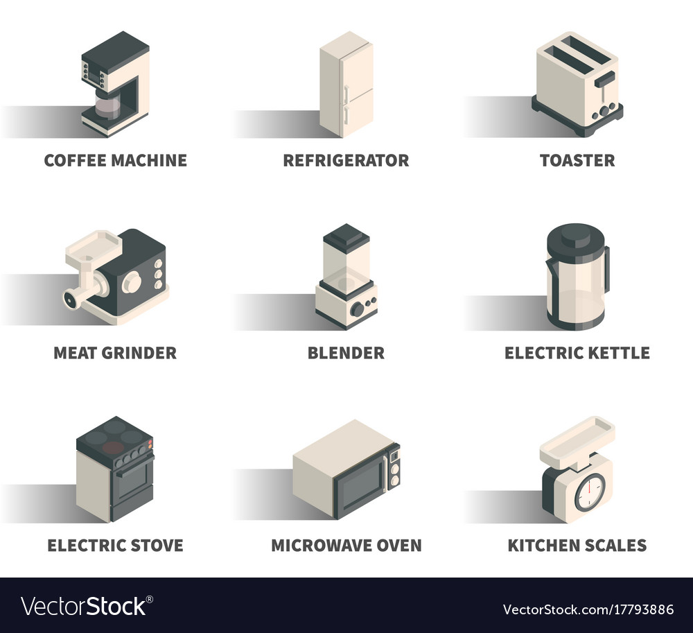 Isometric 3d web icon set Royalty Free Vector Image