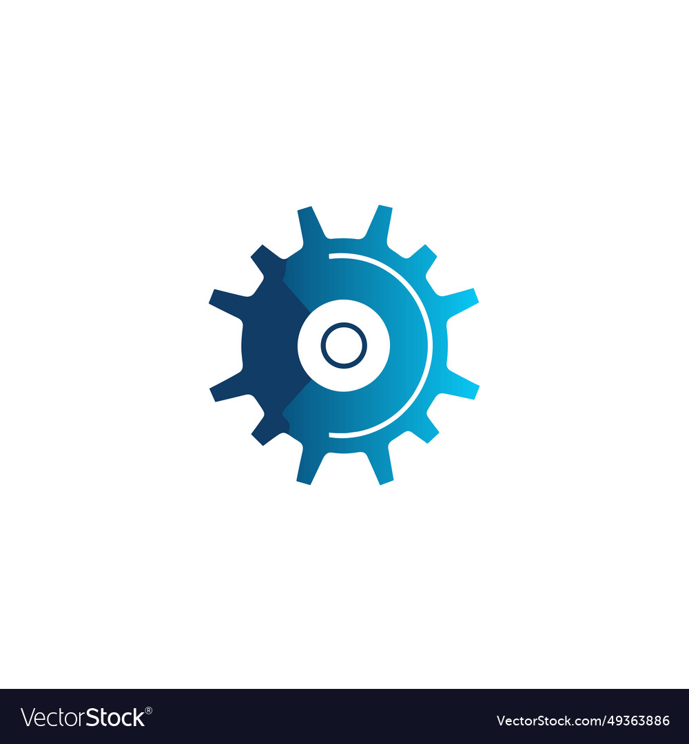 Software implementation filled blue logo Vector Image