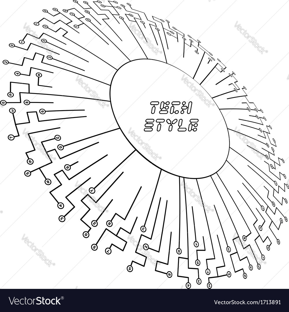 Abstract scheme Royalty Free Vector Image - VectorStock