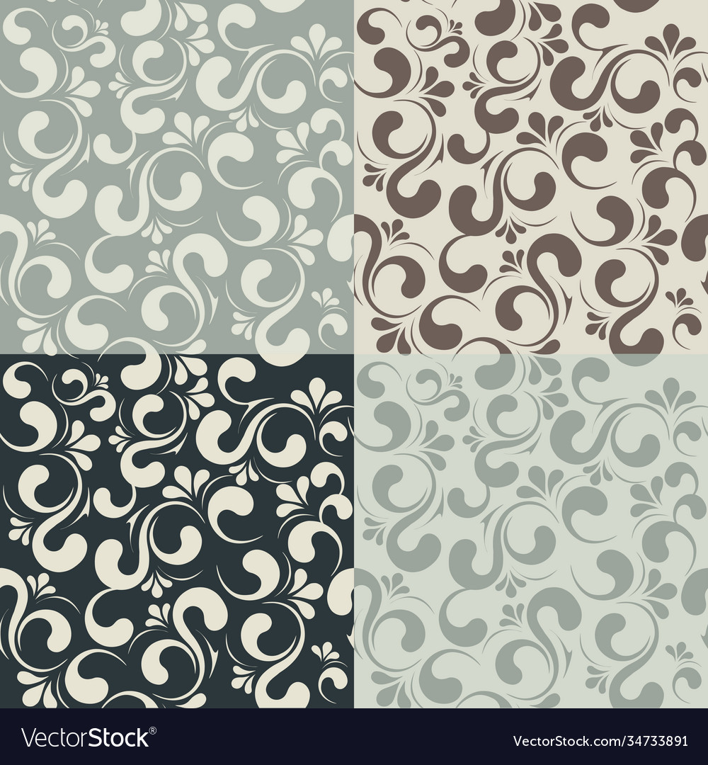 Abstract wallpaper seamless pattern Royalty Free Vector