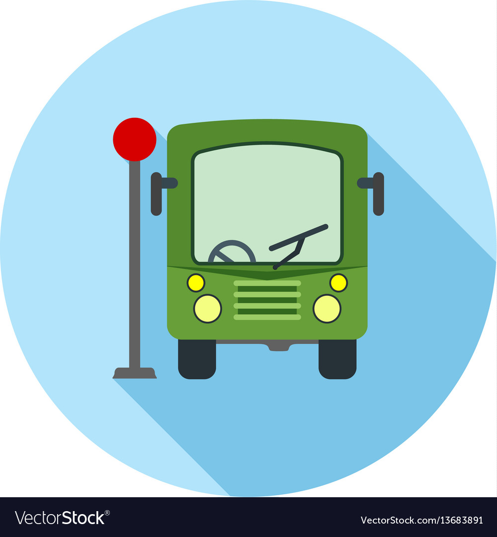 Bus stop Royalty Free Vector Image - VectorStock