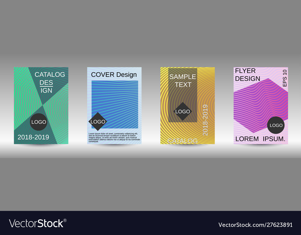 Creative backgrounds with abstract gradient linear