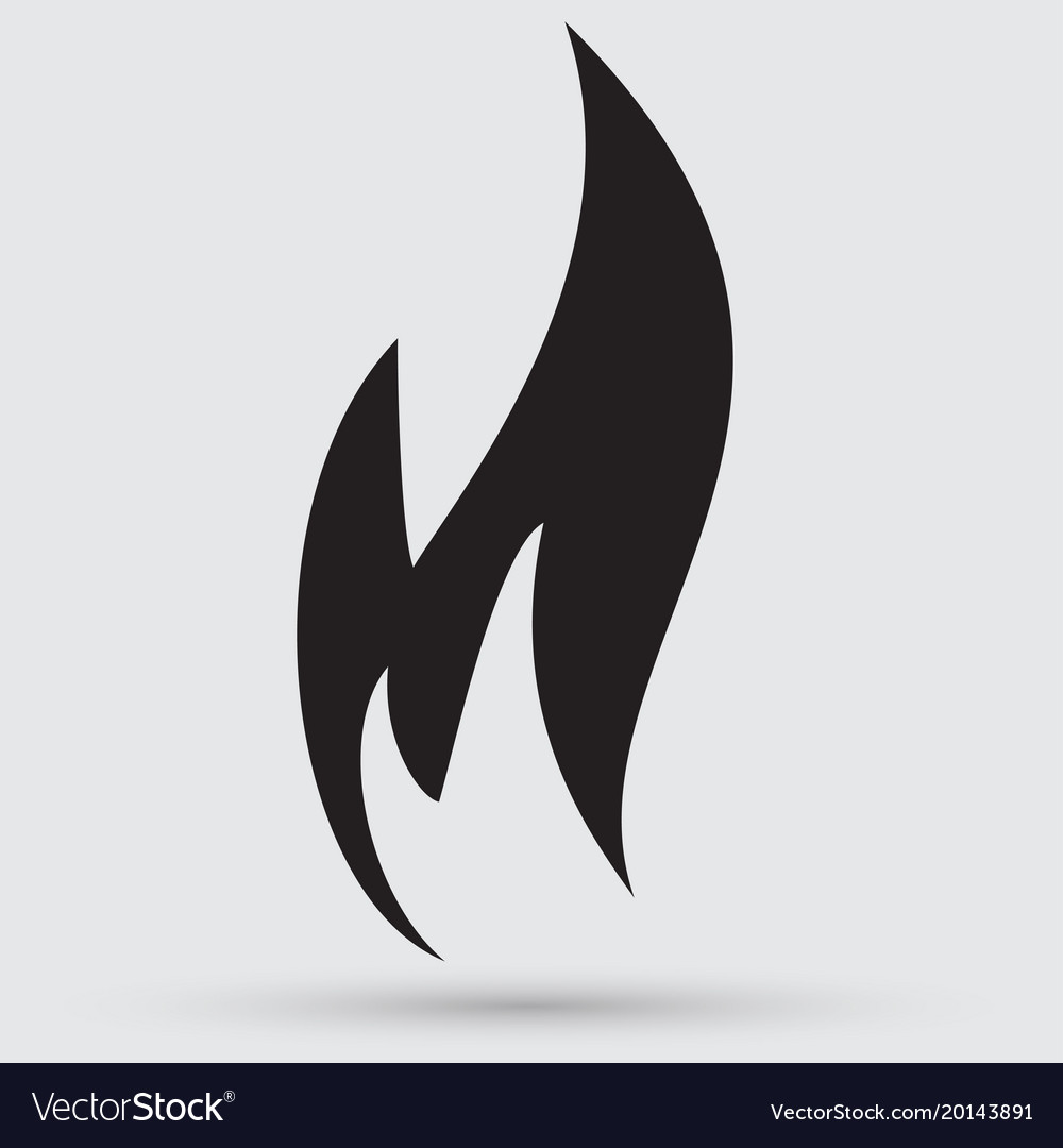 Fire icon Royalty Free Vector Image - VectorStock