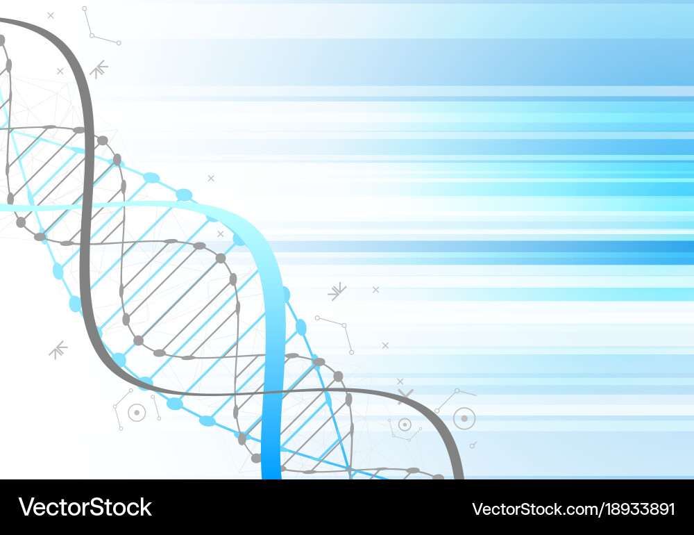 Science template blue wallpaper or banner with a Vector Image