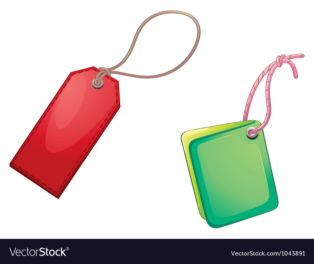 Tags Royalty Free Vector Image - VectorStock