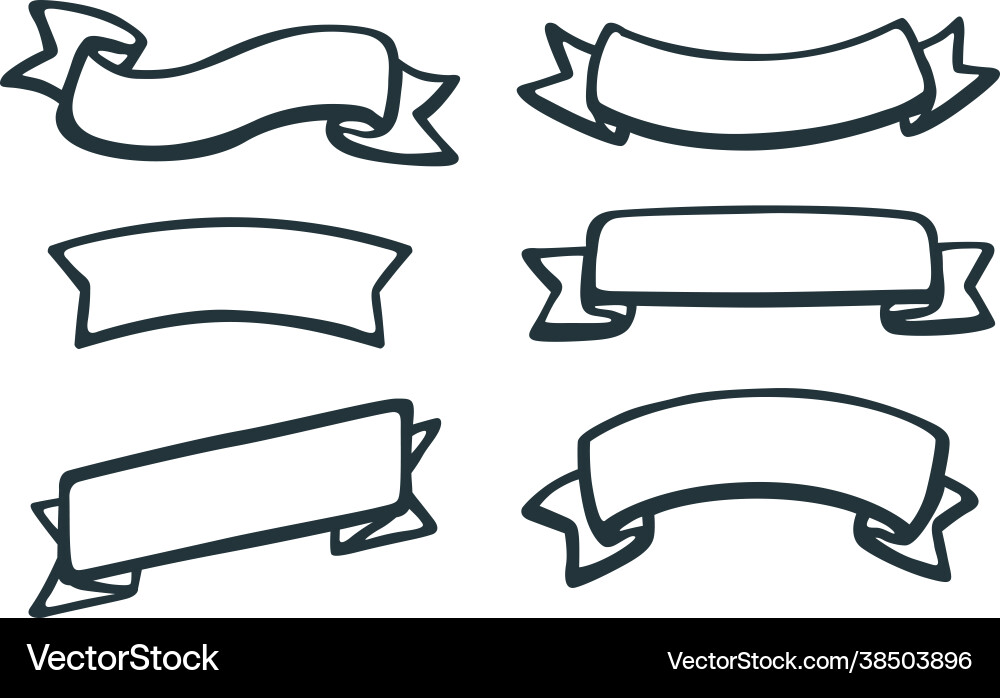Banners clipart Royalty Free Vector Image - VectorStock