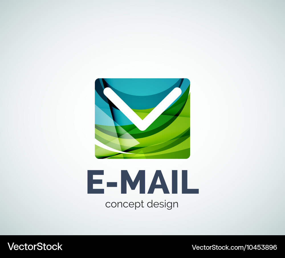 E-mail logo business branding icon Royalty Free Vector Image