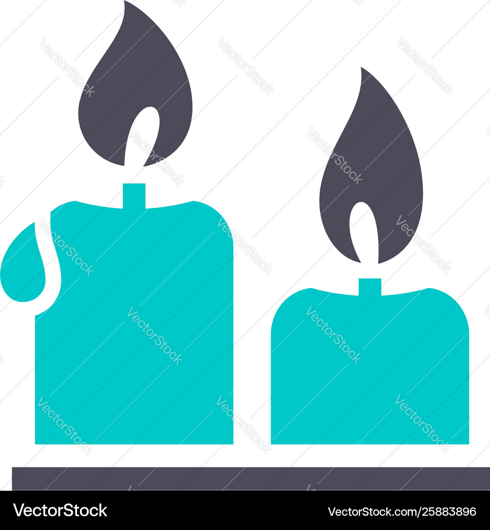 New gray turquoise icon on a white background Vector Image