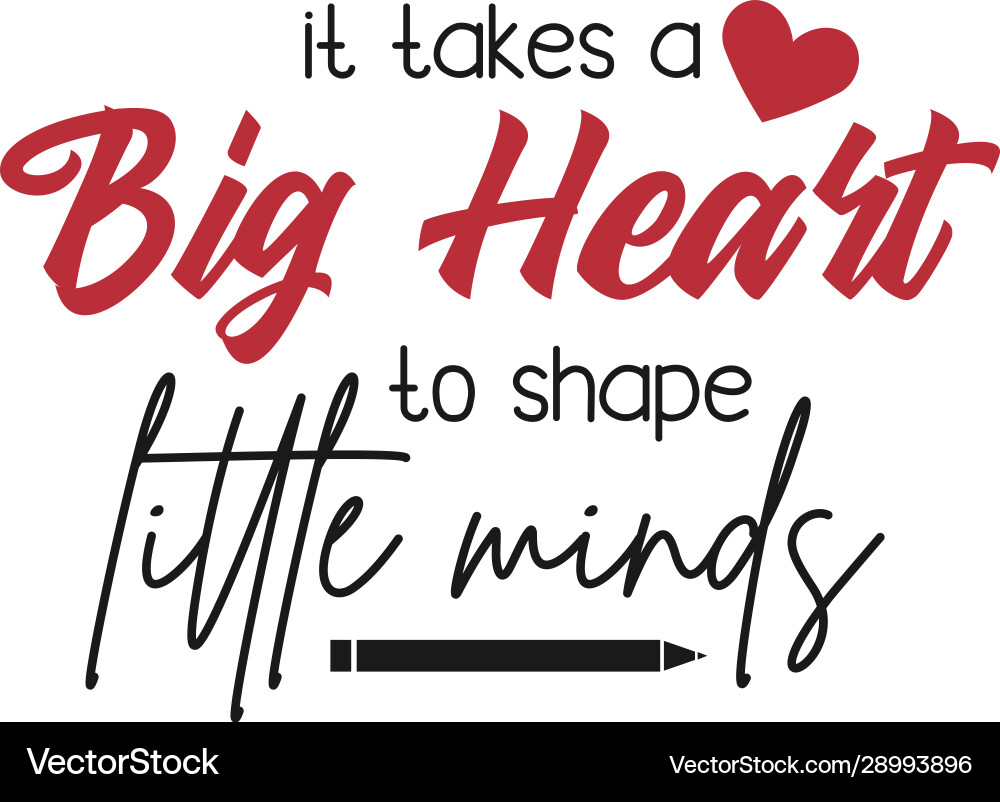 Teacher quote lettering typography Royalty Free Vector Image