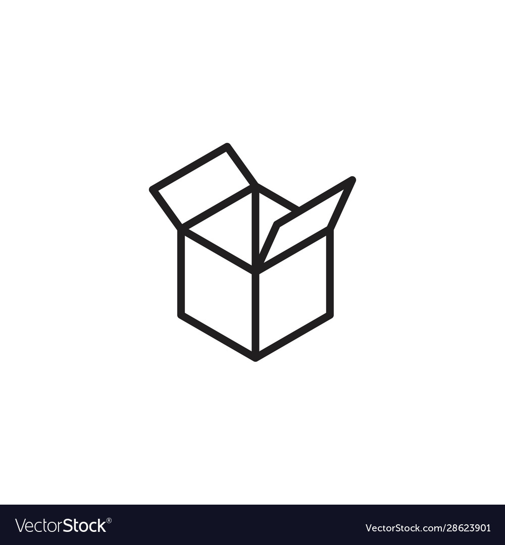 Box icon Royalty Free Vector Image - VectorStock