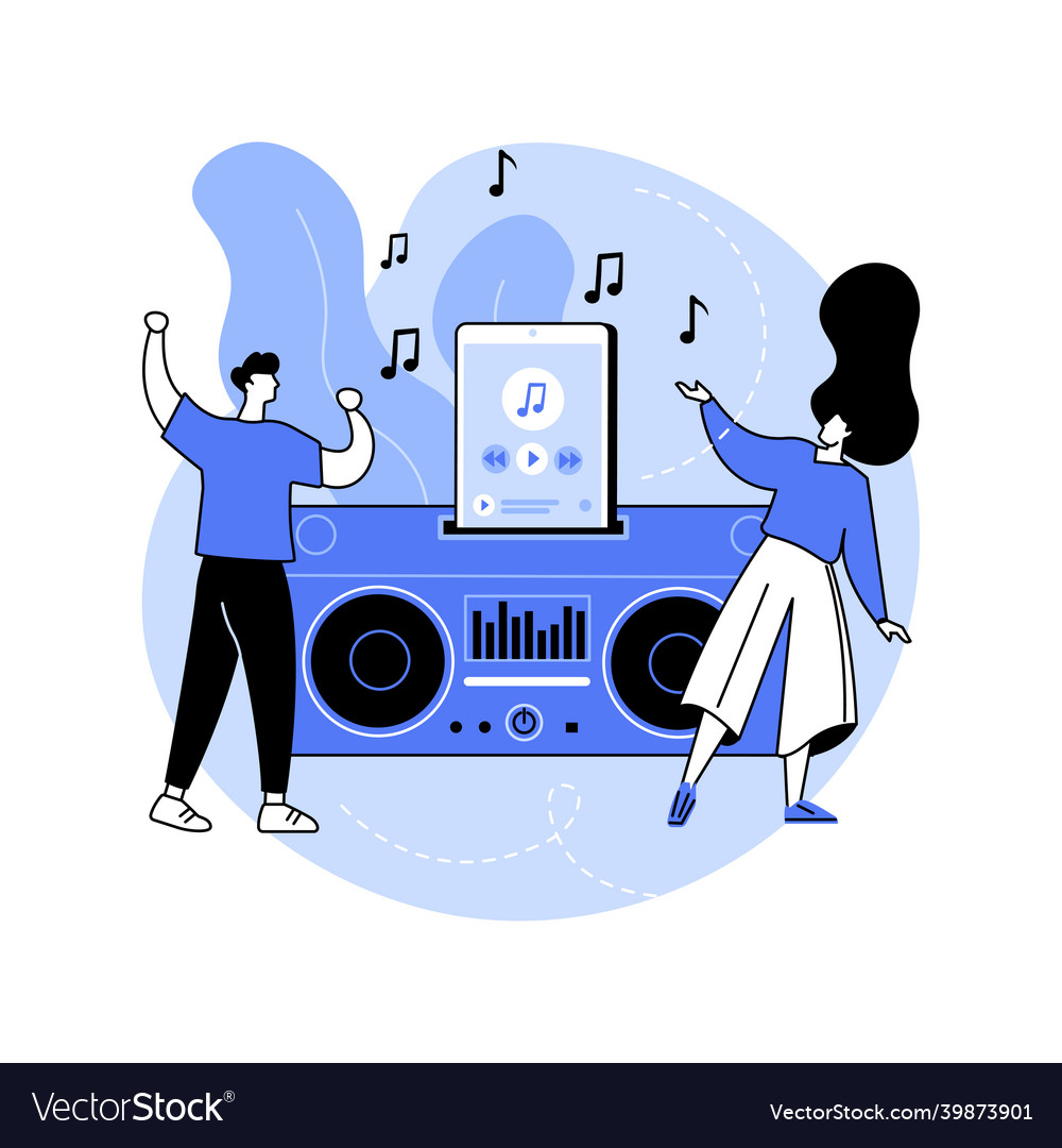 Docking station abstract concept Royalty Free Vector Image