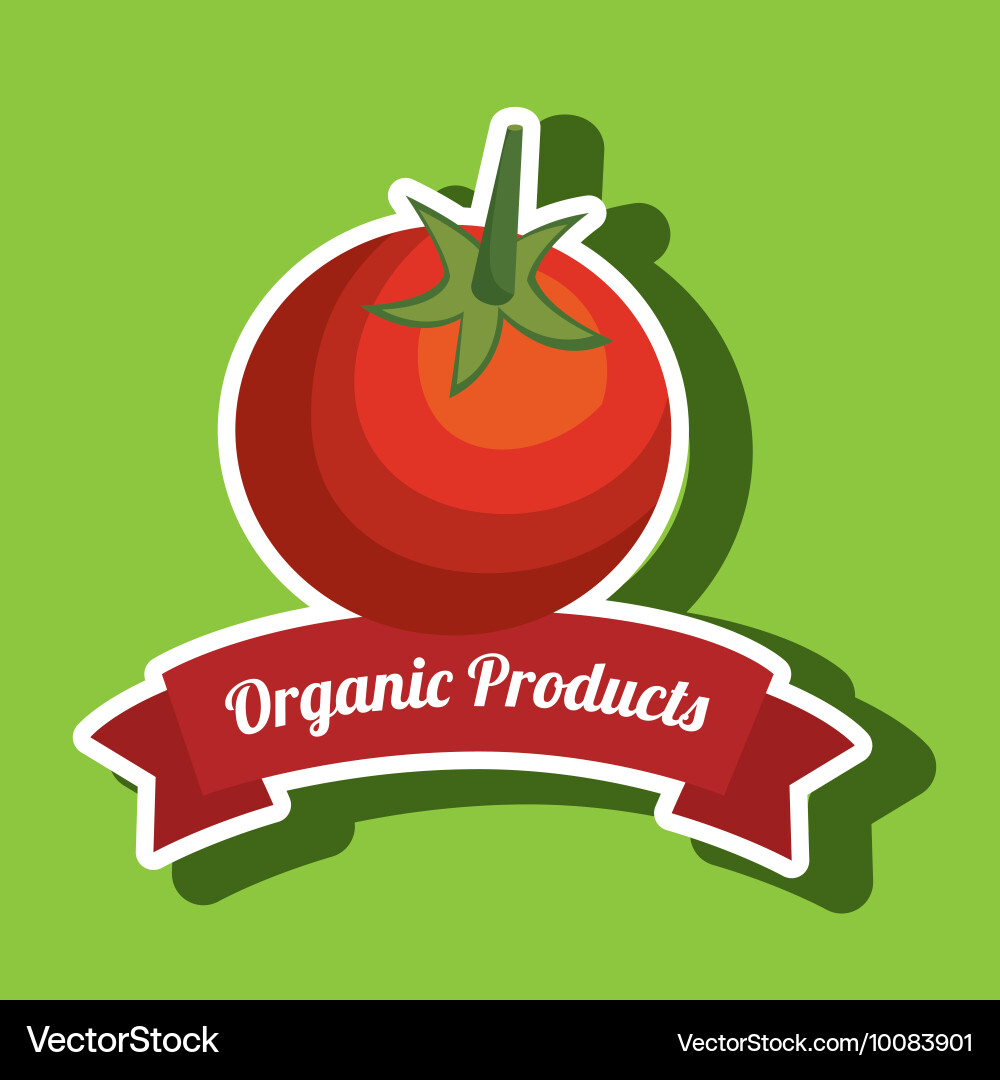 Farm fresh food symbol Royalty Free Vector Image