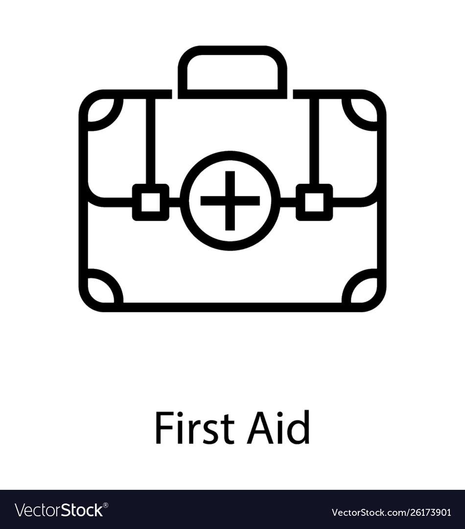 First aid box Royalty Free Vector Image - VectorStock
