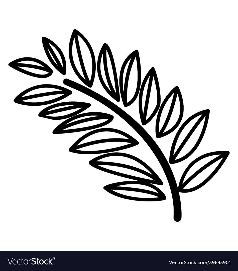 Foliage Royalty Free Vector Image - VectorStock