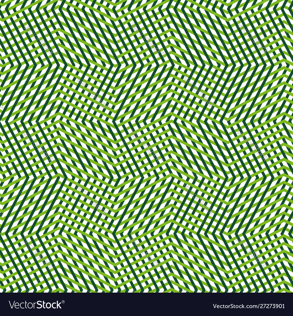 Intersected interweaved irregular lines stripes Vector Image