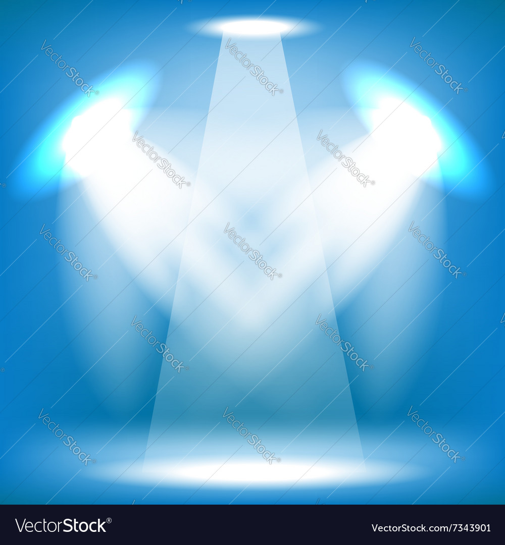 Stage spotlight background Royalty Free Vector Image