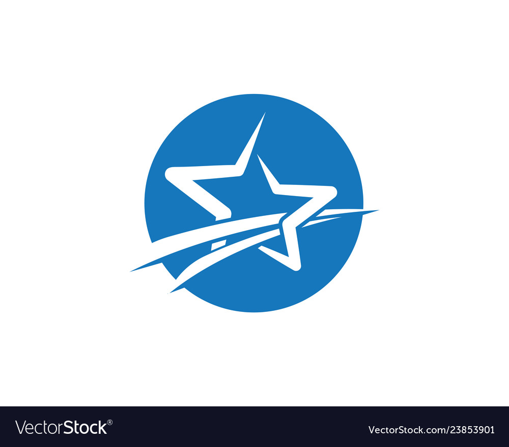 Star logo template Royalty Free Vector Image - VectorStock