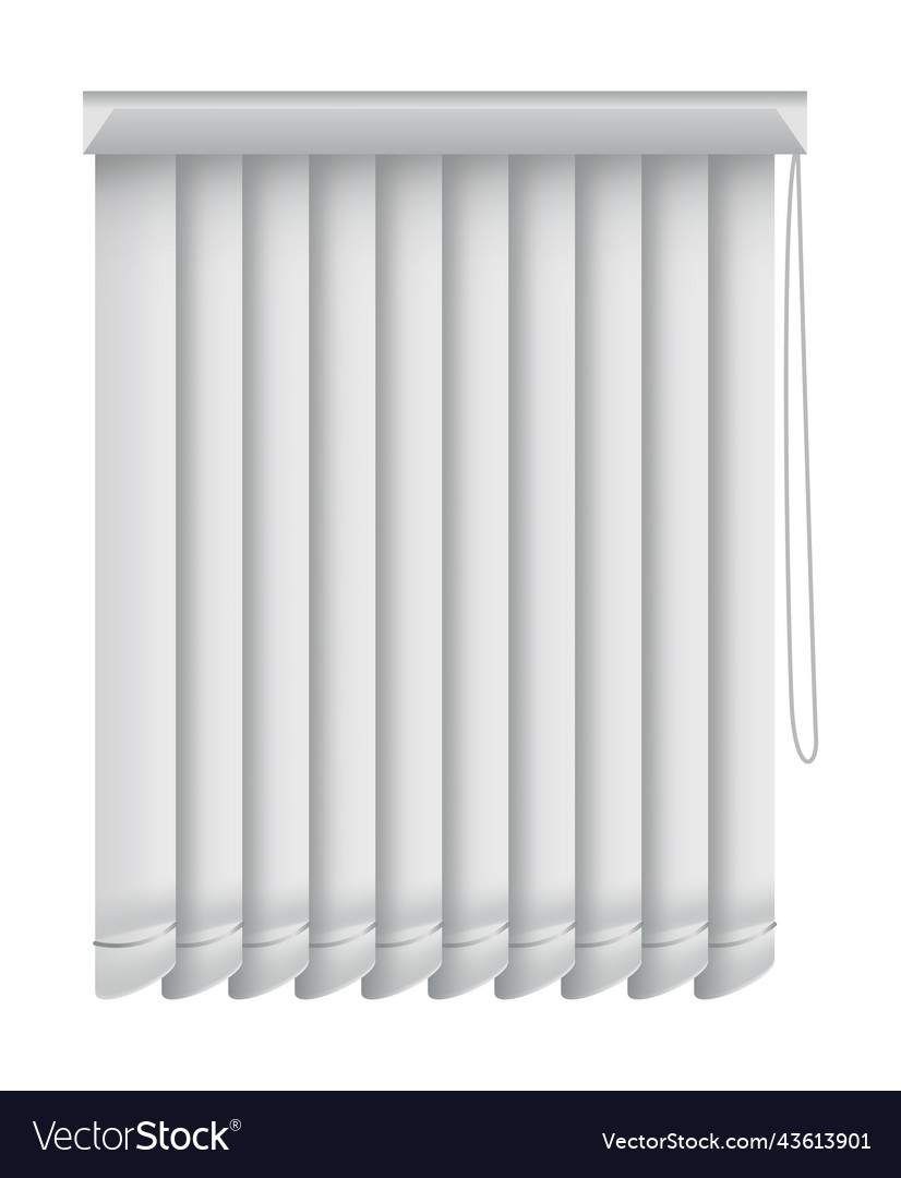 Window blind element room interior vertical Vector Image