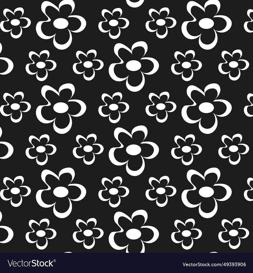 Doodle white pattern Royalty Free Vector Image
