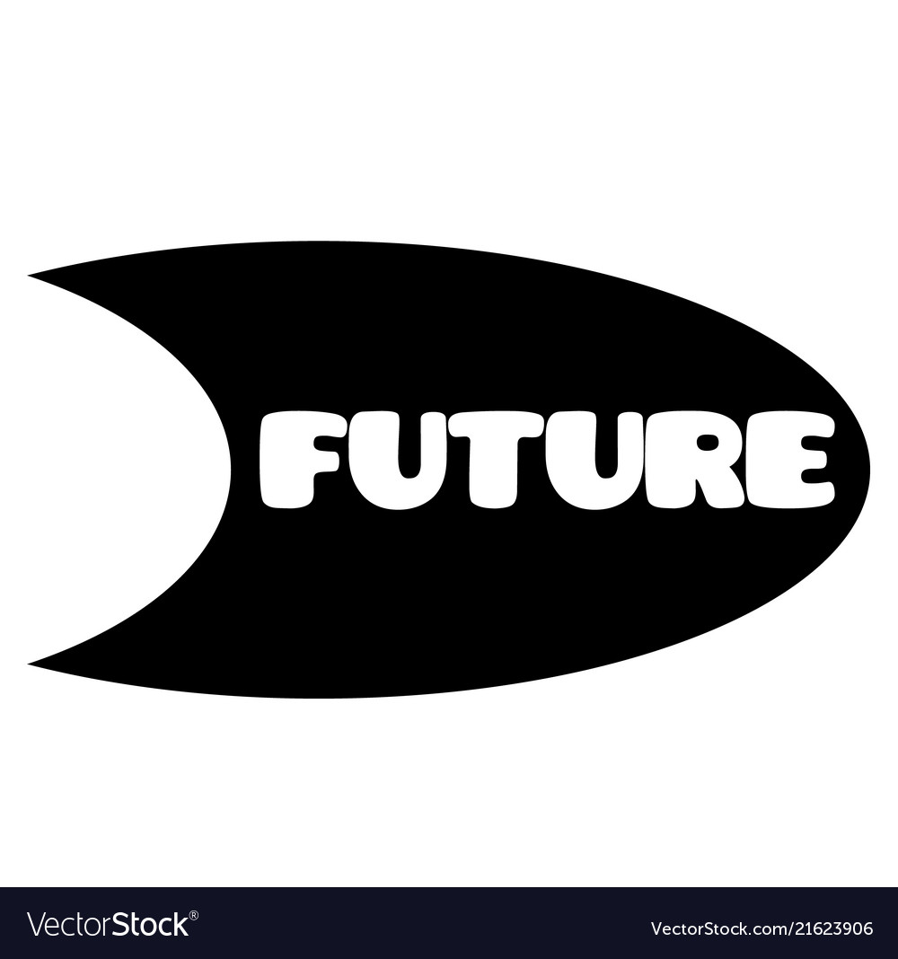 Future stamp on white Royalty Free Vector Image