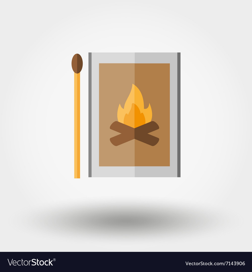 Match box icon Royalty Free Vector Image - VectorStock