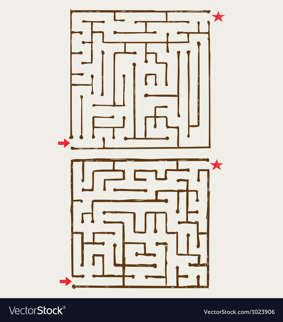 Maze Royalty Free Vector Image - VectorStock