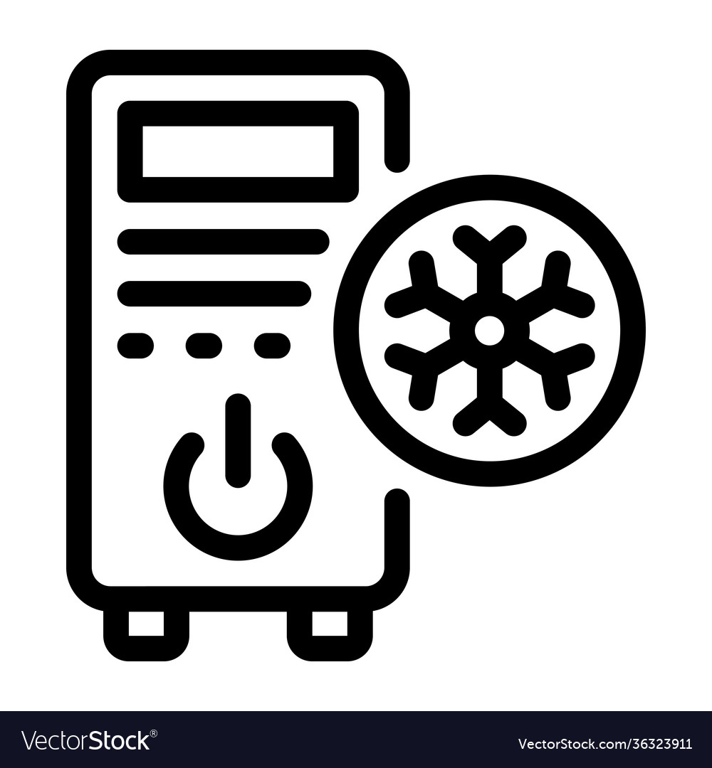 Cpu cooling Royalty Free Vector Image - VectorStock