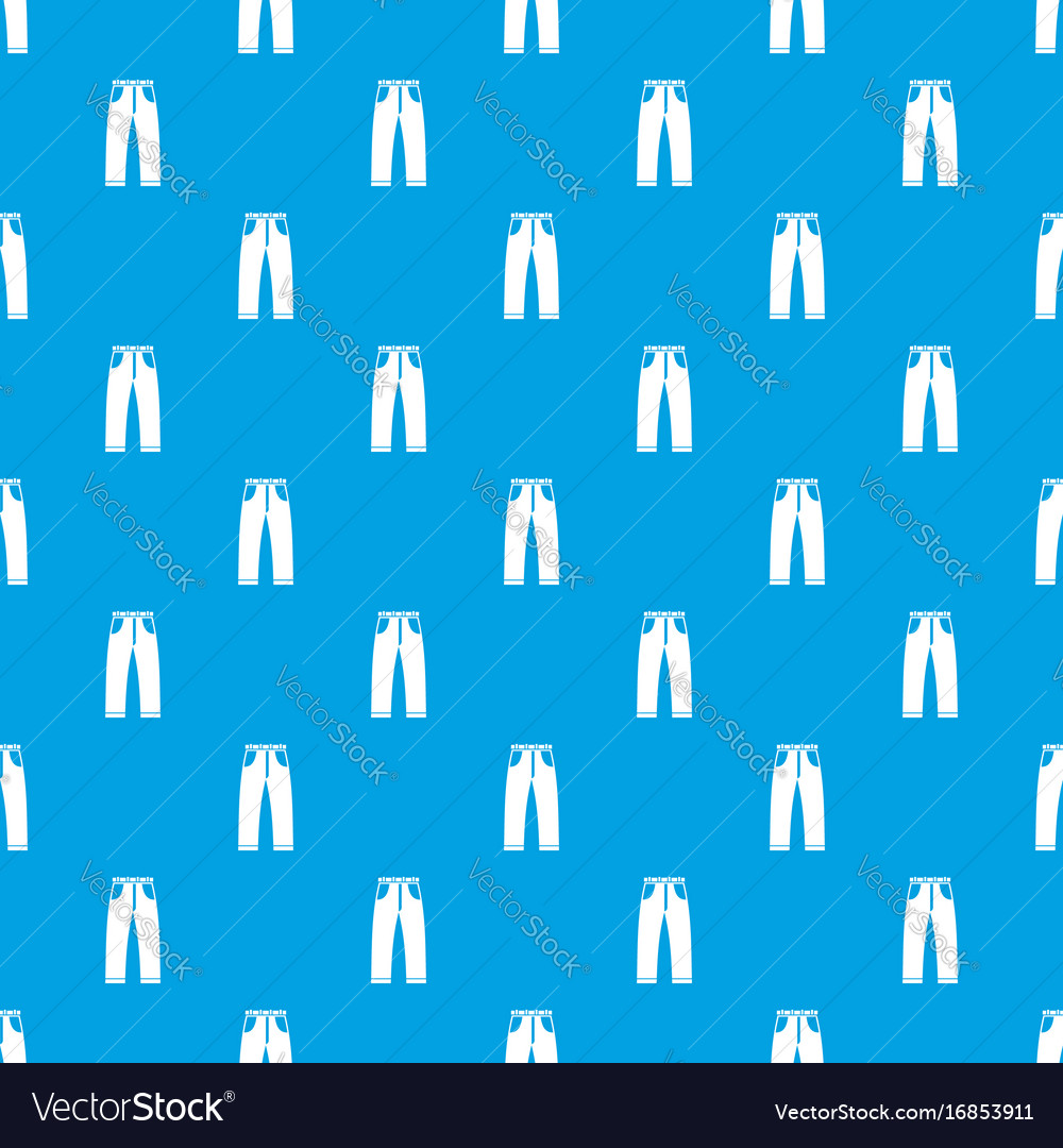 Jeans pattern seamless blue Royalty Free Vector Image