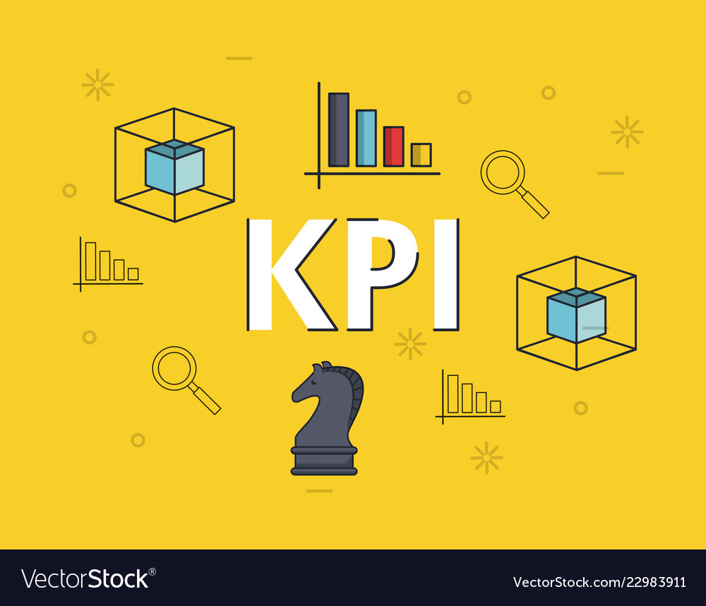 Key performance indicator Royalty Free Vector Image