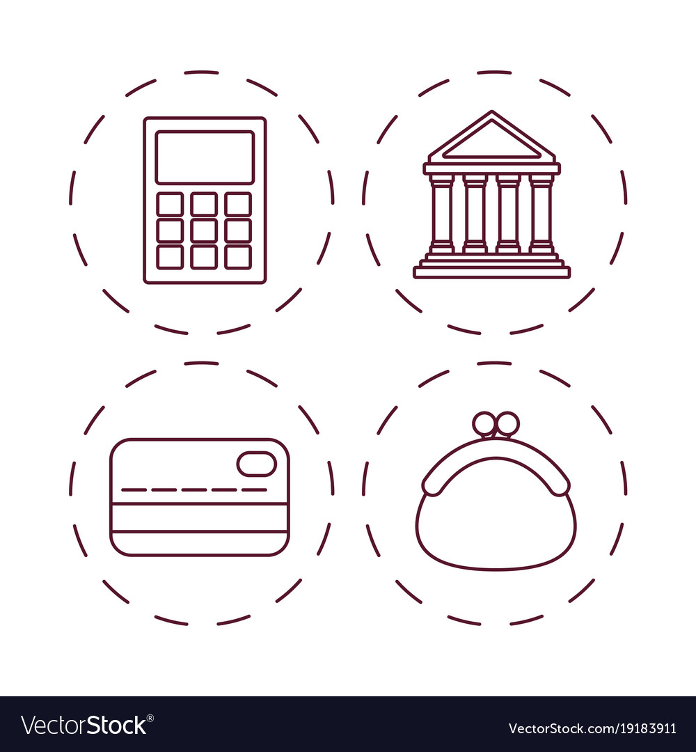 Money savings design Royalty Free Vector Image