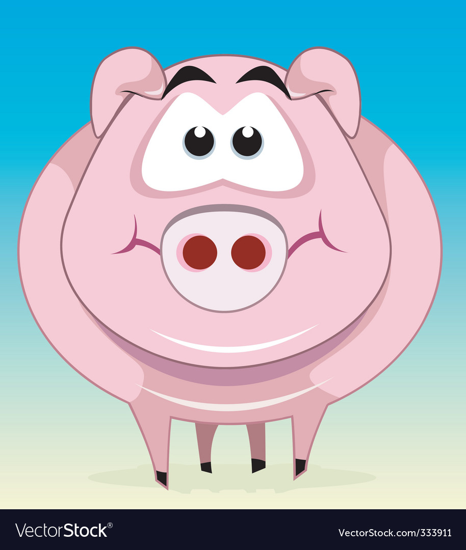 Pig Royalty Free Vector Image - VectorStock
