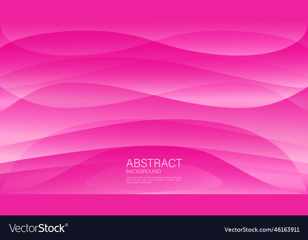 Pink abstract background wave background Vector Image