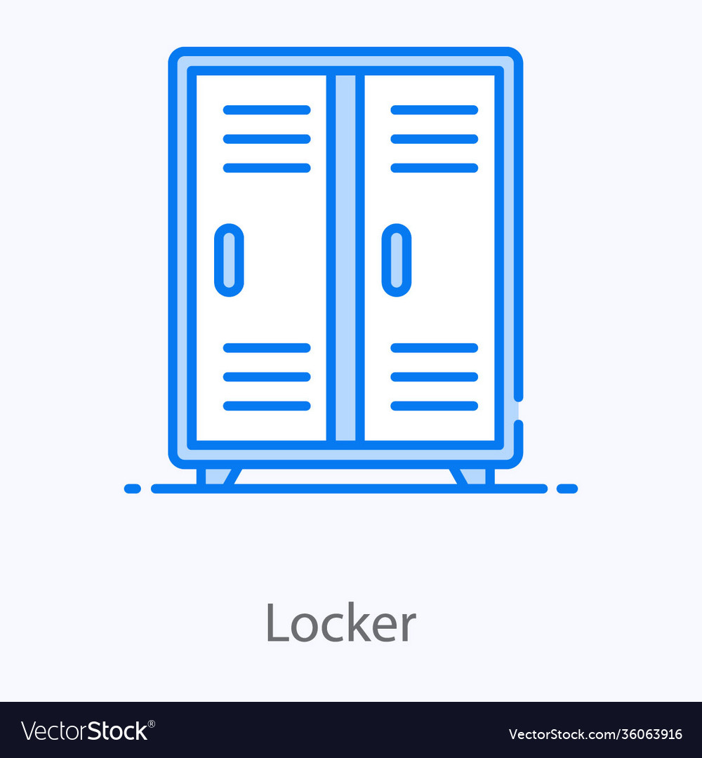 Locker room Royalty Free Vector Image - VectorStock