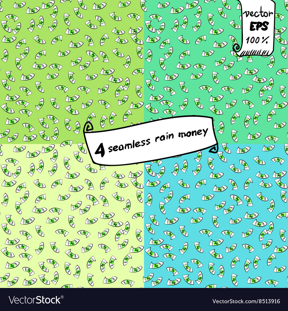 Seamless pattern rain Royalty Free Vector Image