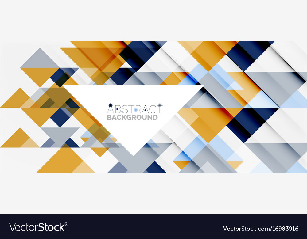 Triangle pattern design background Royalty Free Vector Image