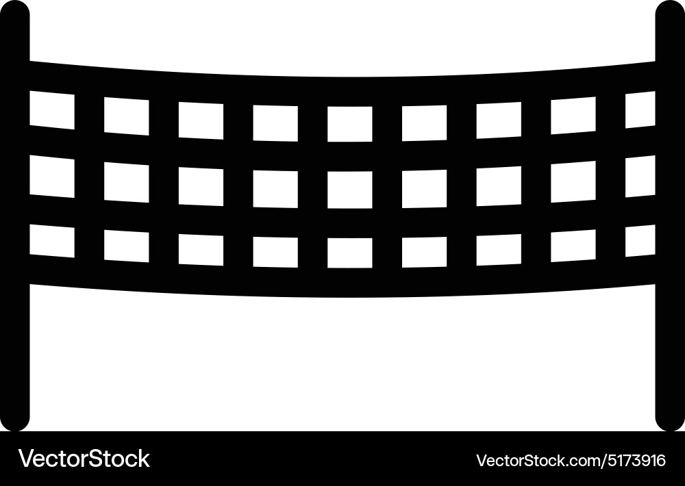 Volleyball net Royalty Free Vector Image - VectorStock