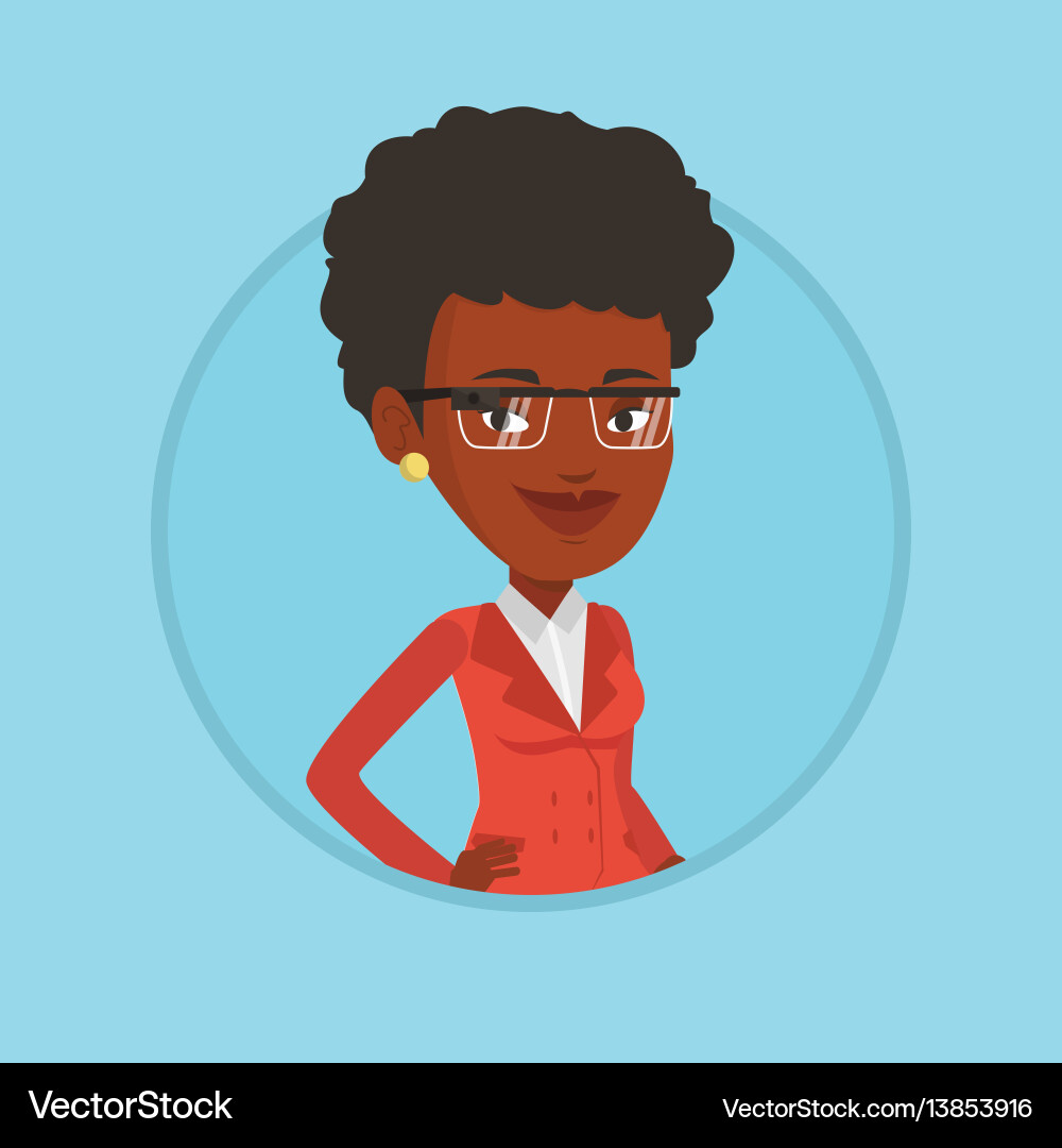 Woman wearing smart glass Royalty Free Vector Image