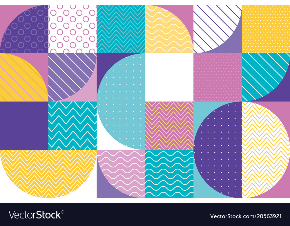 Abstract multicolored geometric pattern Royalty Free Vector