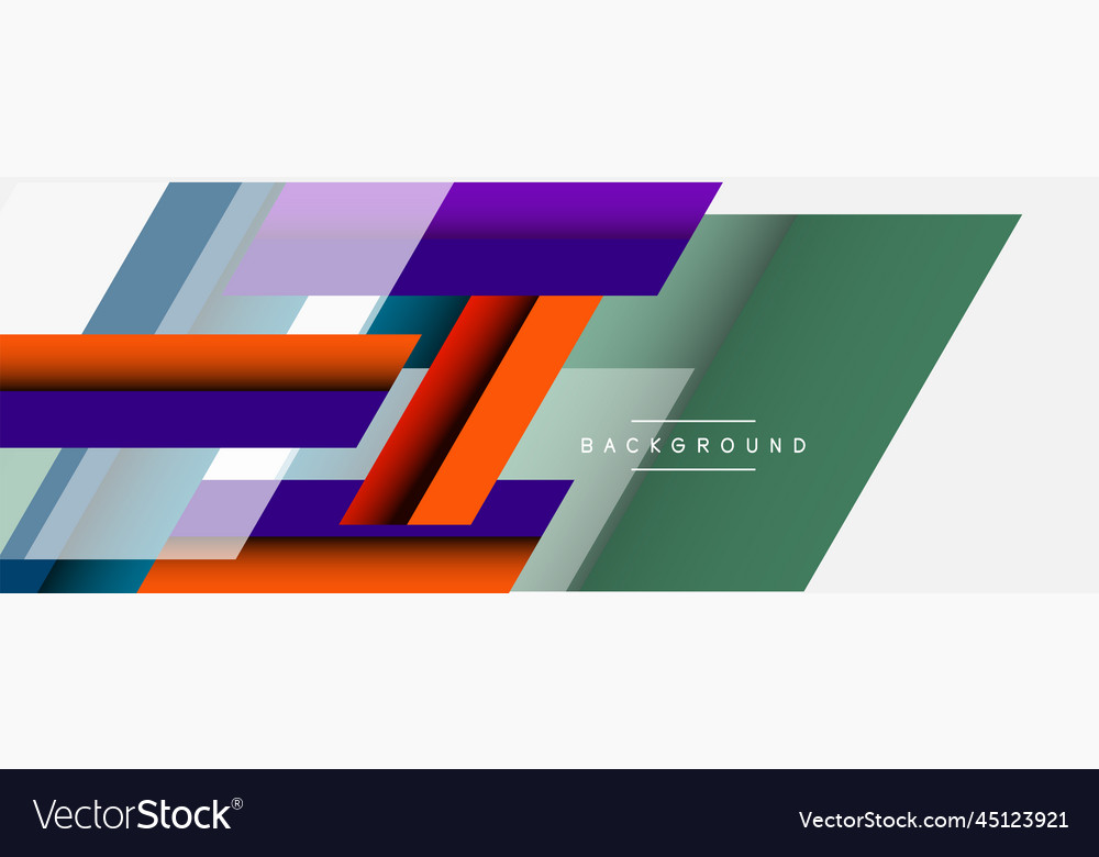 Background abstract overlapping color Royalty Free Vector