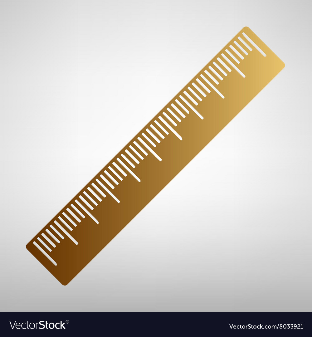 Centimeter ruler sign Royalty Free Vector Image