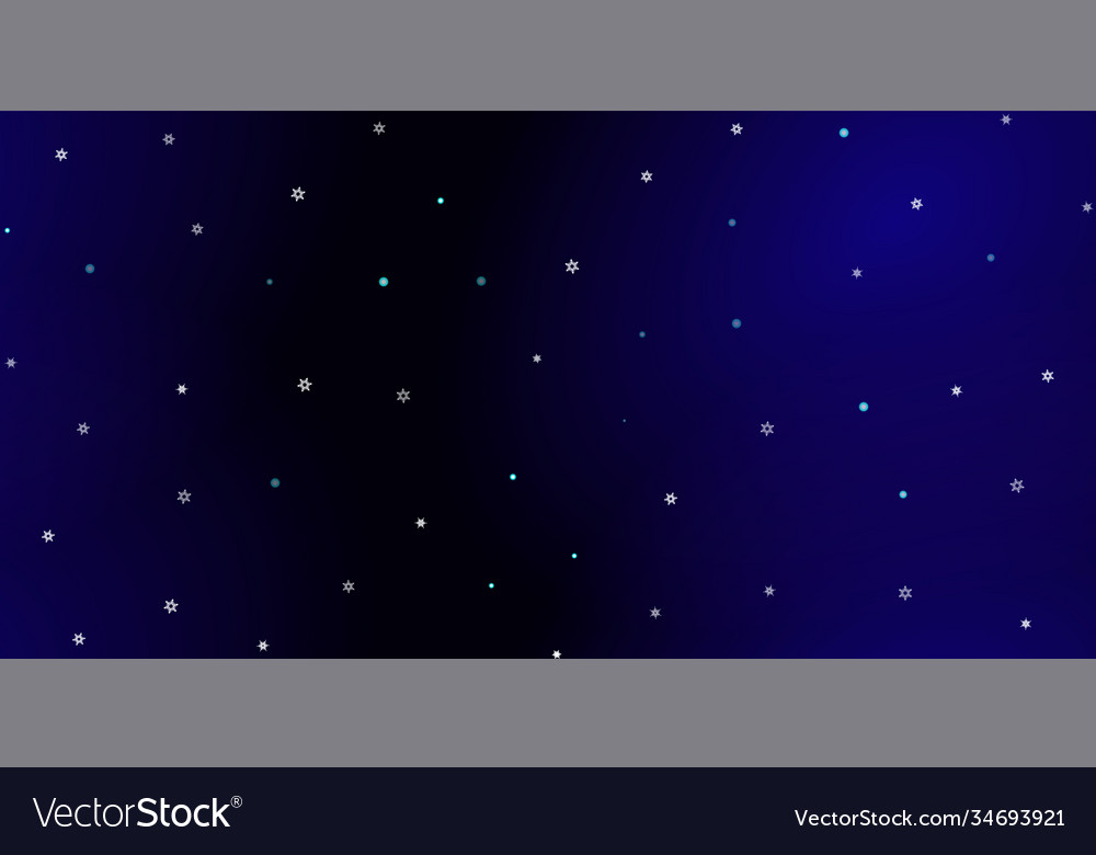 Falling snowflakes seamless pattern flying snow Vector Image