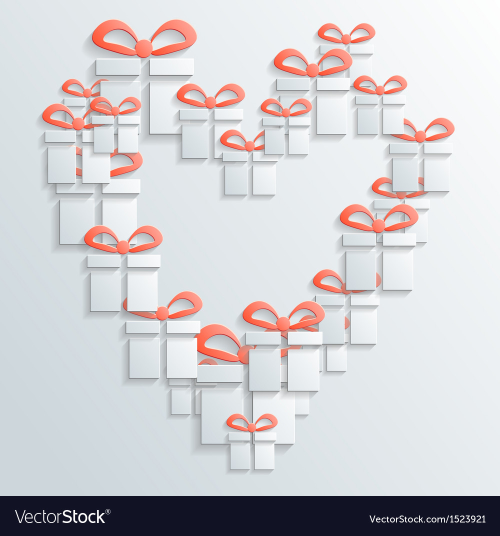 Gift icon with shadow Royalty Free Vector Image